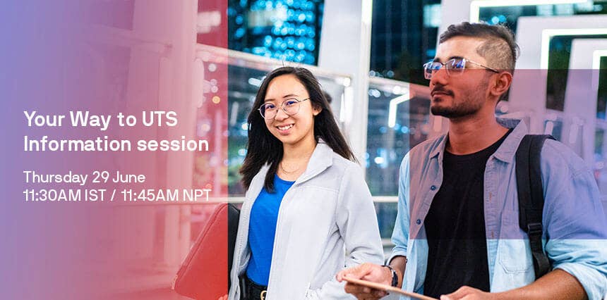 Your way to UTS - Information Session | On-demand | UTS College | UTS College